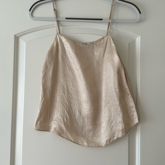 Aritzia | Tops | Aritzia Silk Tank | Poshmark